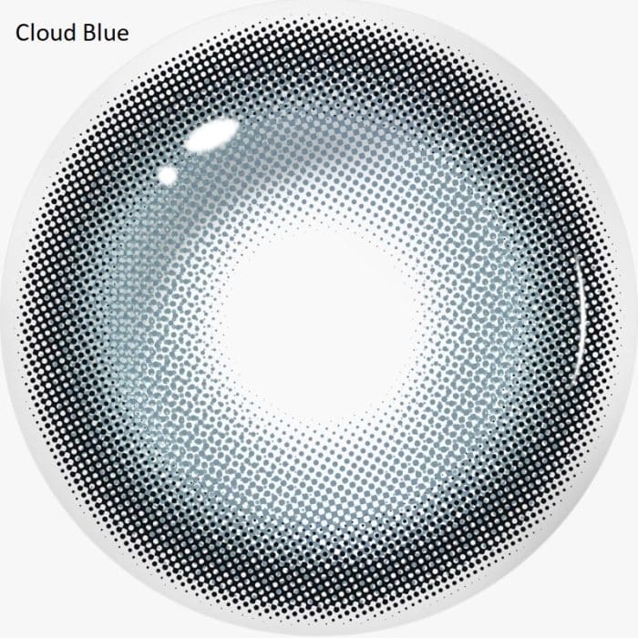Cloud Blue Daily Disposable Color Contacts | Blushy Eyes